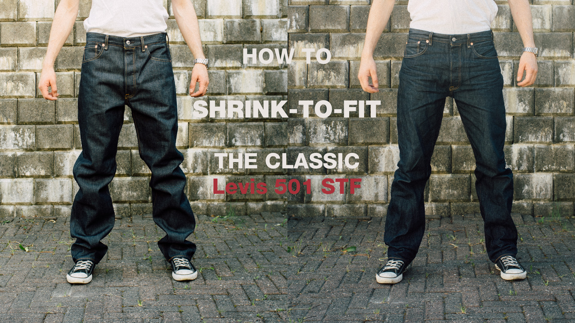 How To Shrink to fit The Classic Levi s 501 STF Jeans Norwegian Creations