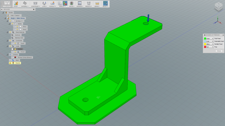 Basic Static Stress Simulation in Fusion 360 – Norwegian Creations
