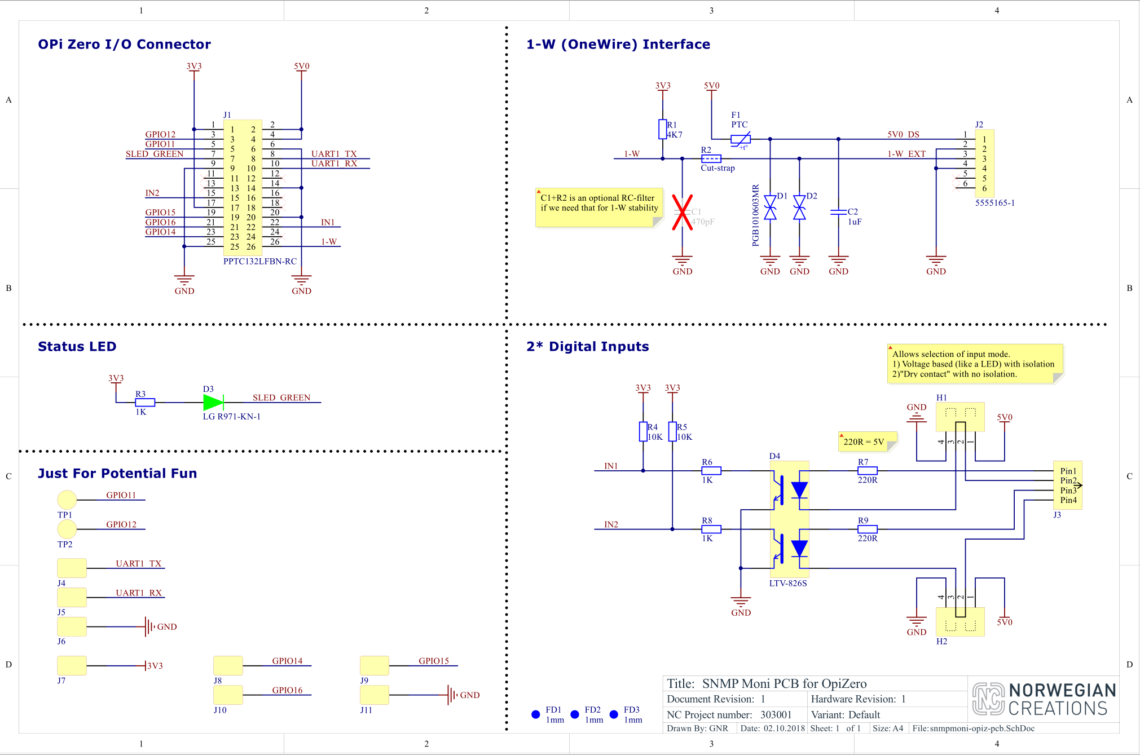 SNMP Temperature Monitoring System – Hardware Update – Norwegian Creations