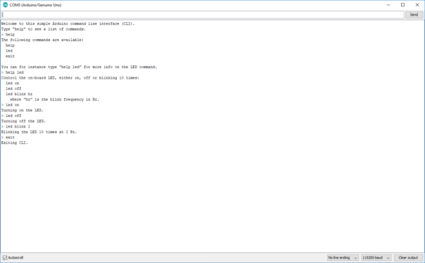 Creating a Command Line Interface in Arduino’s Serial Monitor – Norwegian Creations