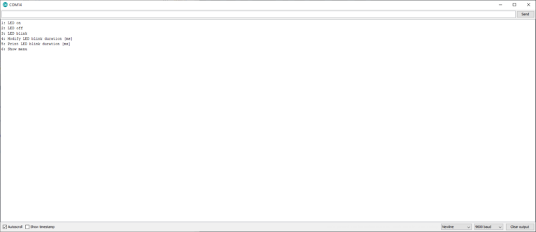 Simplifying a CLI functionality on an Arduino – Using the SerialMenu ...